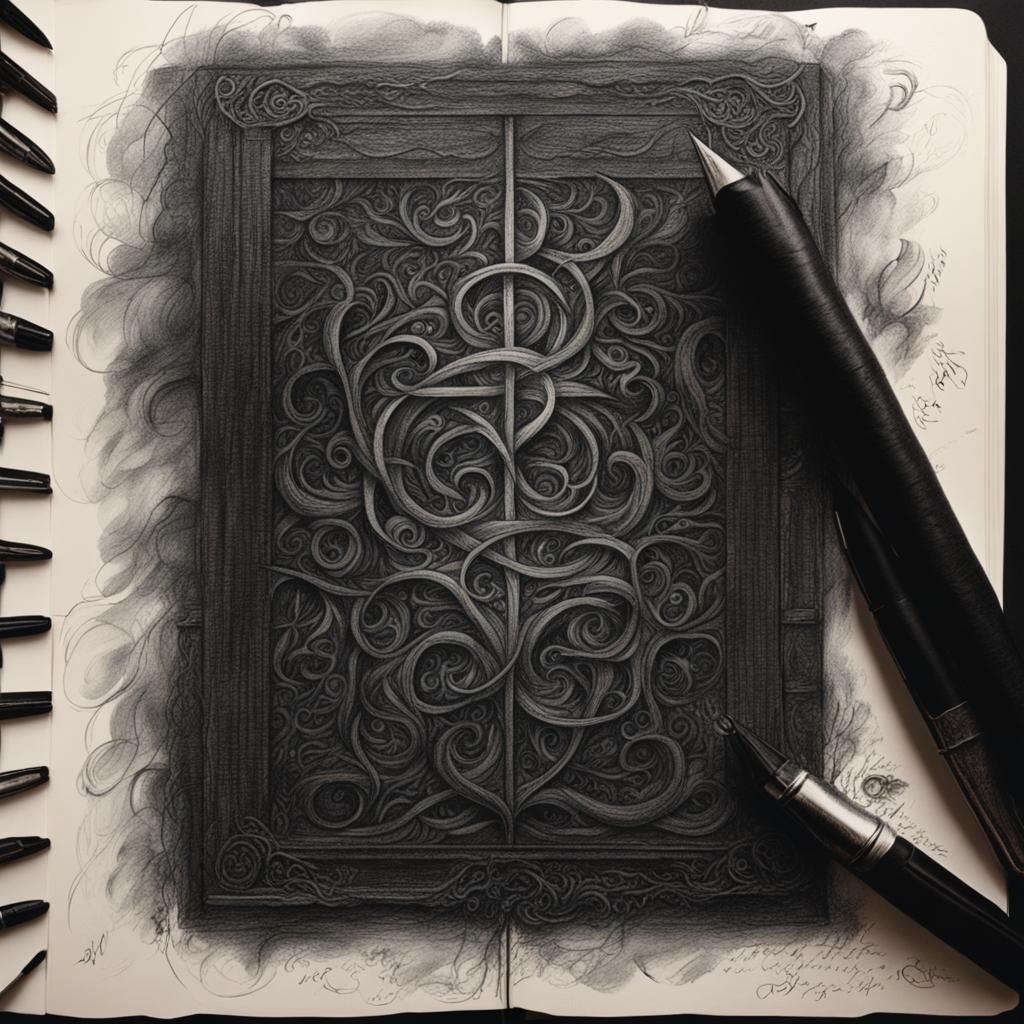 A Dark Journal of Sorrows - AI Generated Artwork - NightCafe Creator