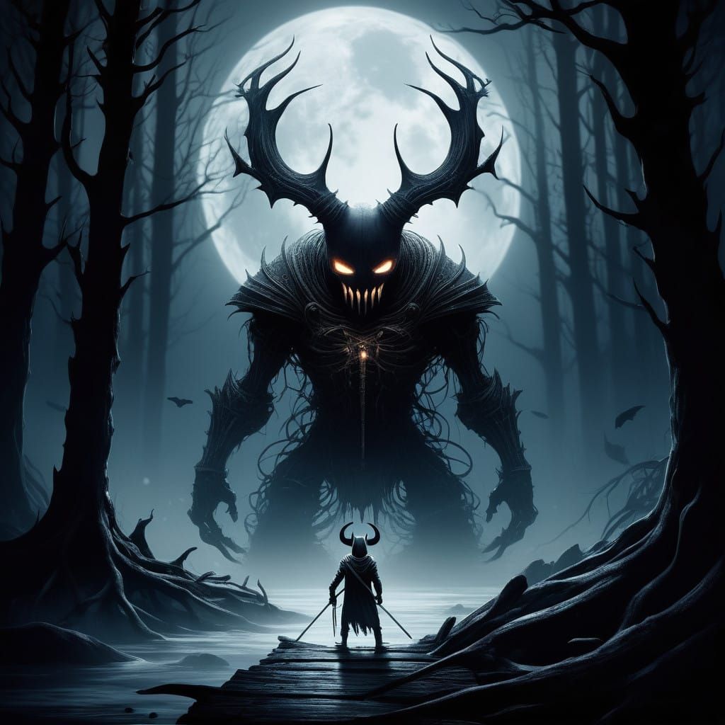 Brooding Mawlek (Hollow Knight) - Gothic Horror Figure in a ...