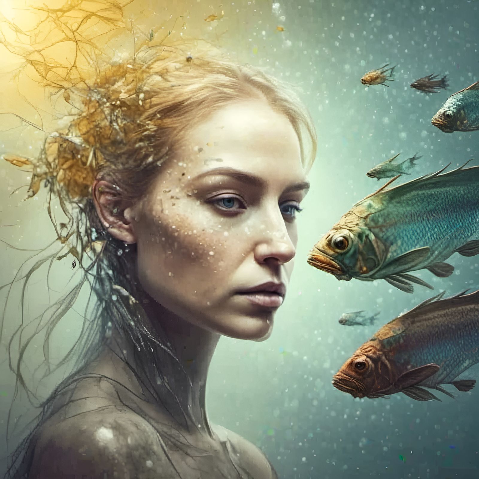 Biodiversity Fish with a touch of Fog. - AI Generated Artwork ...