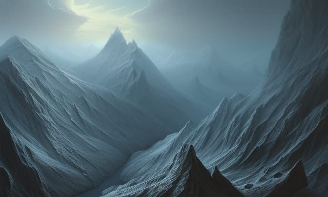 Valley of the Frigid North - AI Generated Artwork - NightCafe Creator