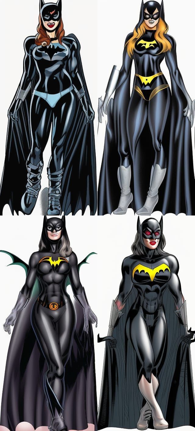 BAT WOMAN - AI Generated Artwork - NightCafe Creator