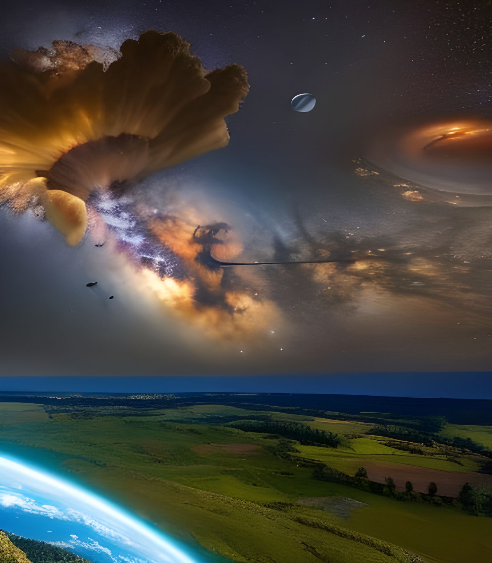 Beautiful outer space views - AI Generated Artwork - NightCafe Creator