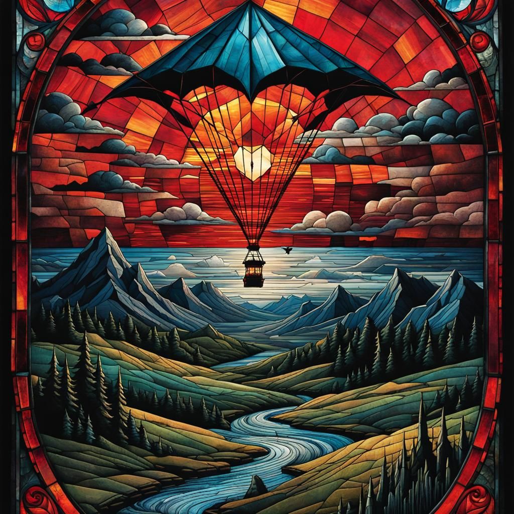 Parachute - AI Generated Artwork - NightCafe Creator