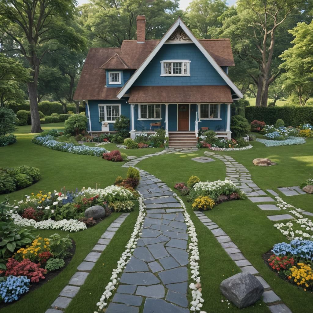 Cozy Homestead - AI Generated Artwork - NightCafe Creator