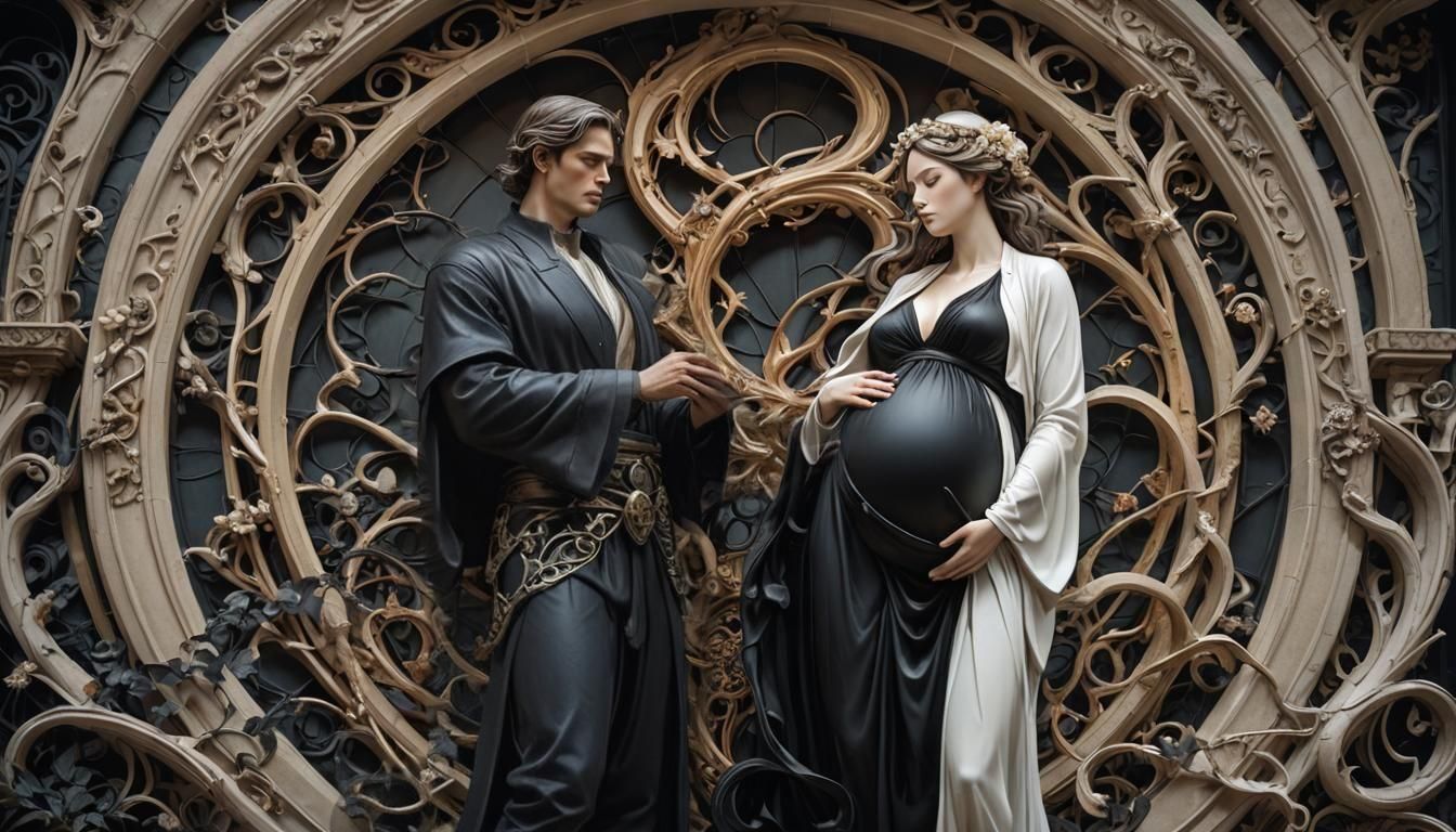 Dichotomy of Humanity ~essence of yin and yang~ - AI Generated Artwork ...