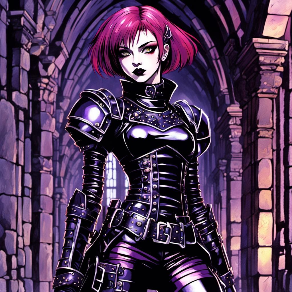 Heroic Goth Rouge - AI Generated Artwork - NightCafe Creator