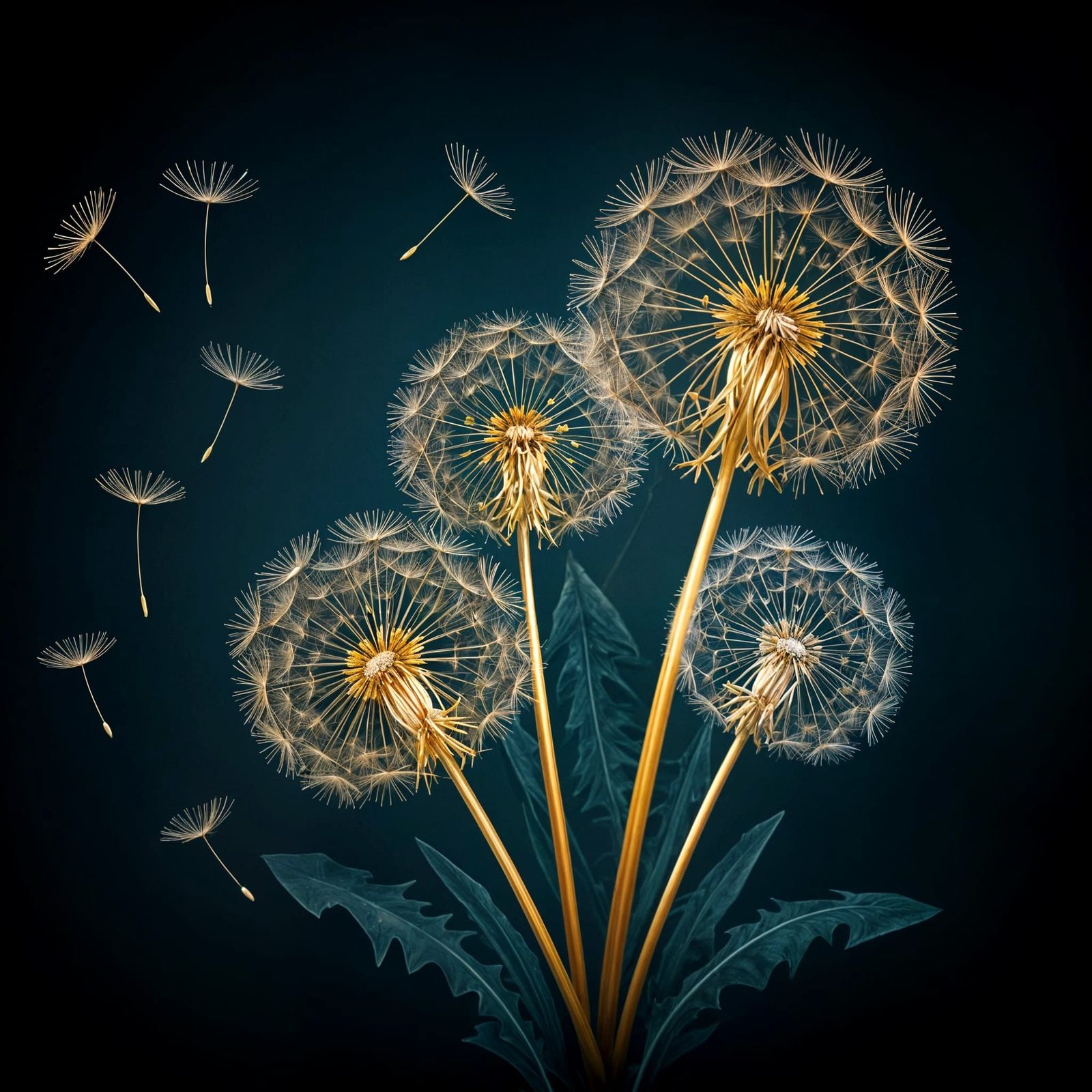 Seeds go and carry life elsewhere - Golden Dandelions Bloom ...