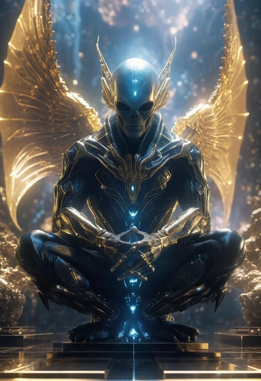 Alien God - AI Generated Artwork - NightCafe Creator