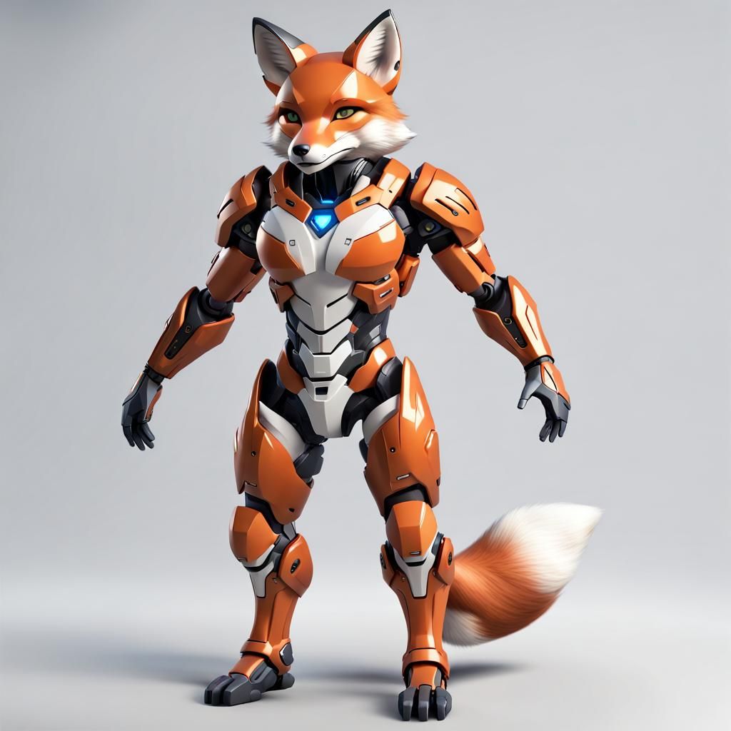 Humanoid fox - AI Generated Artwork - NightCafe Creator