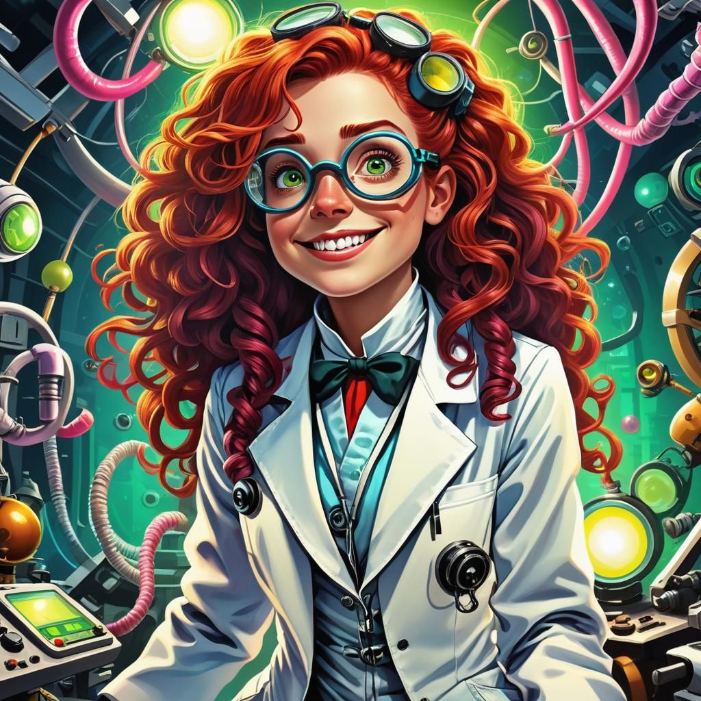 cute mad scientist - AI Generated Artwork - NightCafe Creator