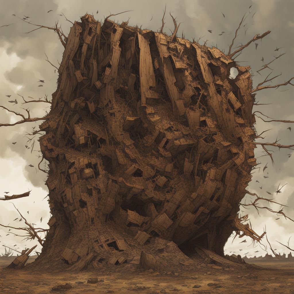 Fallen Castle - AI Generated Artwork - NightCafe Creator