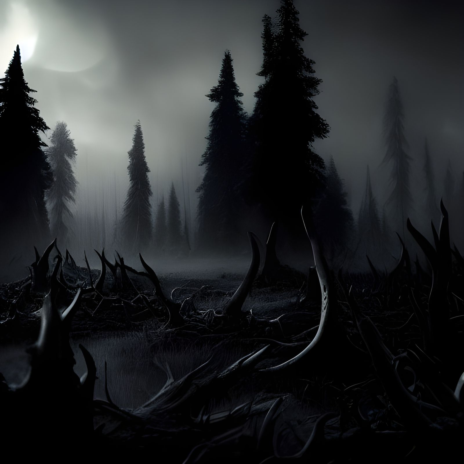 Forest of the Revenant 5 - AI Generated Artwork - NightCafe Creator