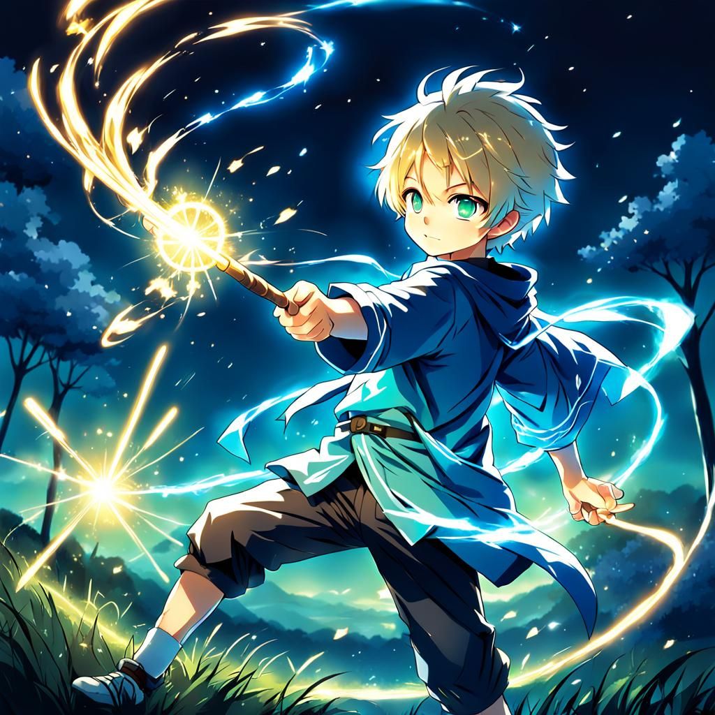 A Wizard Boy - AI Generated Artwork - NightCafe Creator