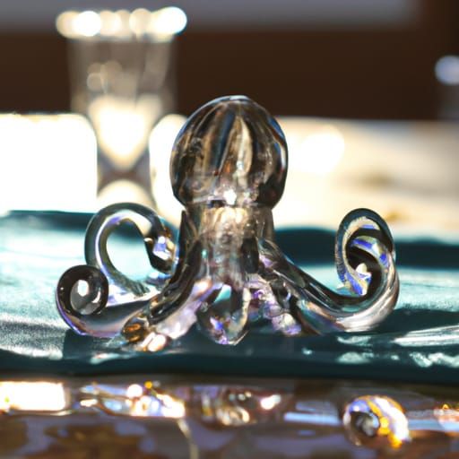 Crystal octopus - AI Generated Artwork - NightCafe Creator
