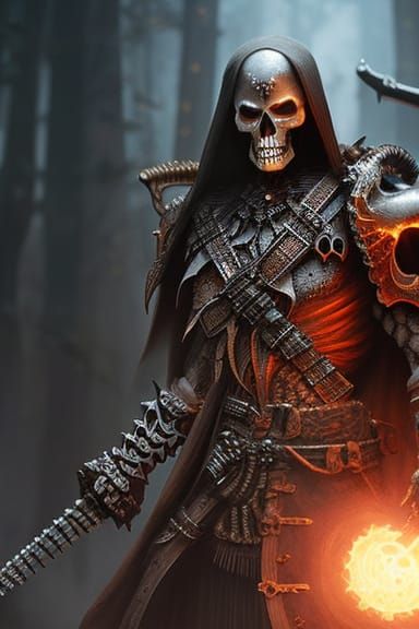 Skeleton spellsword - AI Generated Artwork - NightCafe Creator