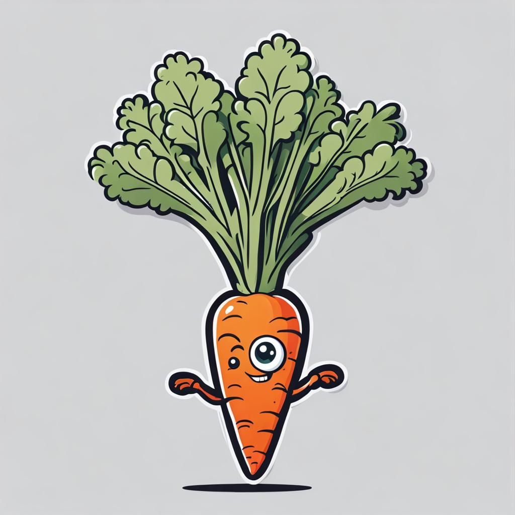 Cute Carrot? - AI Generated Artwork - NightCafe Creator