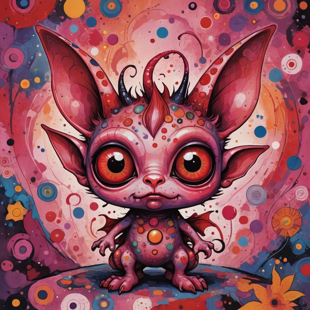 Cute Imp - AI Generated Artwork - NightCafe Creator