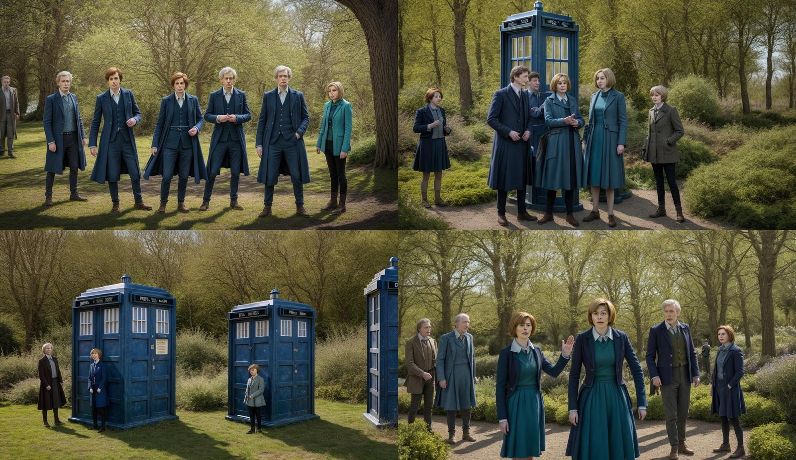 #drwho #doctorwho The Doctor and companions in the TARDIS look for ...