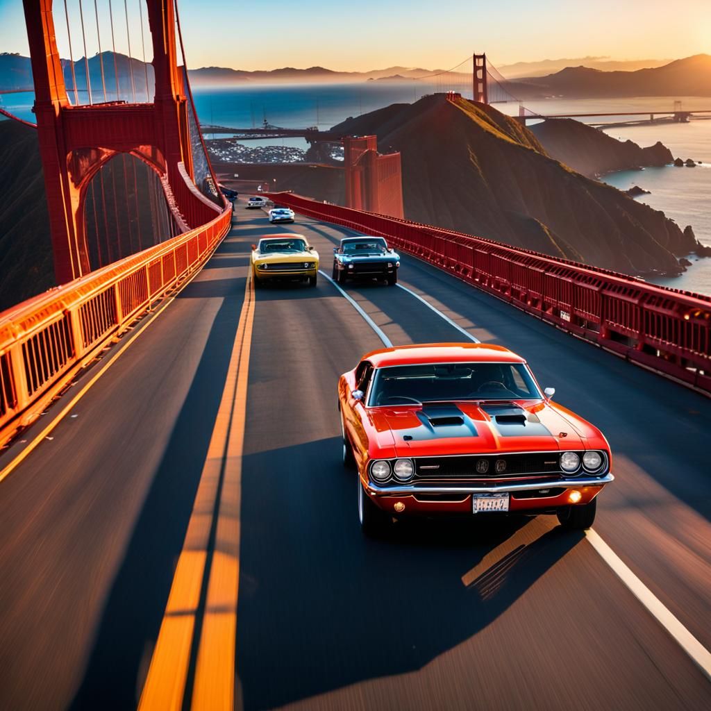 American muscle car - AI Generated Artwork - NightCafe Creator