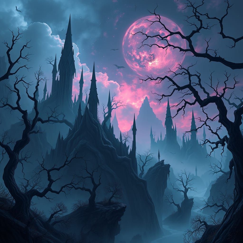 gothic lucid nightmare scape - Ethereal Gothic Nightmare Re...