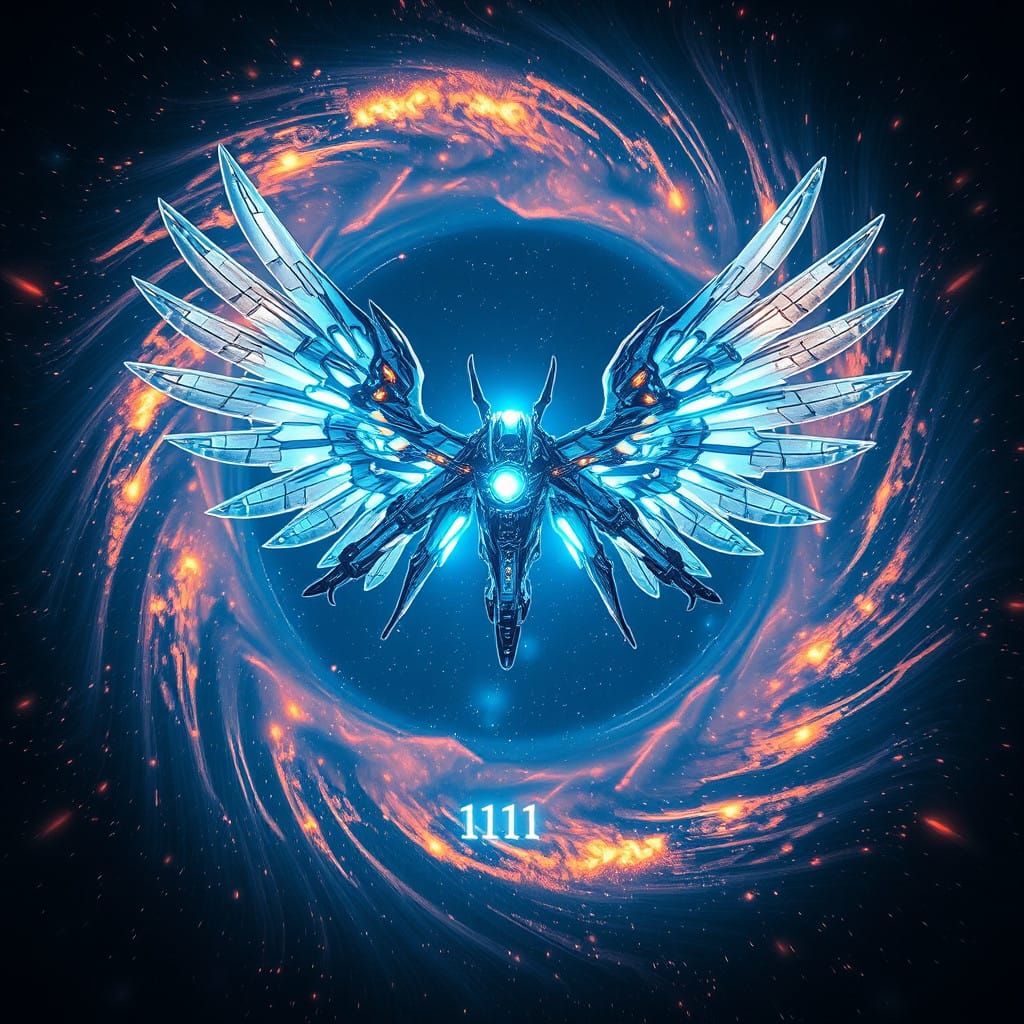 Cyberpunk Angel Drone Radiates Supreme Power in a ... - AI Art