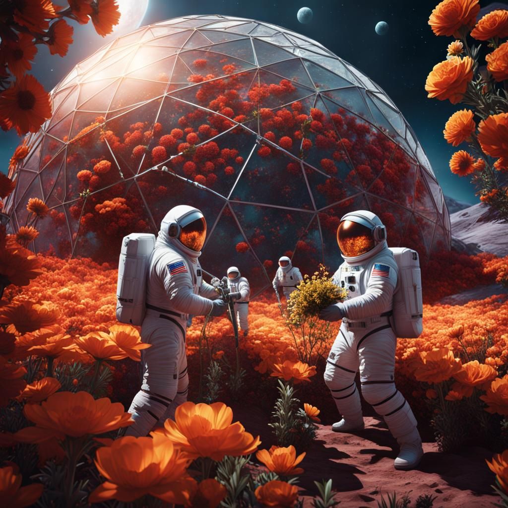 Men in space autumn - AI Generated Artwork - NightCafe Creator