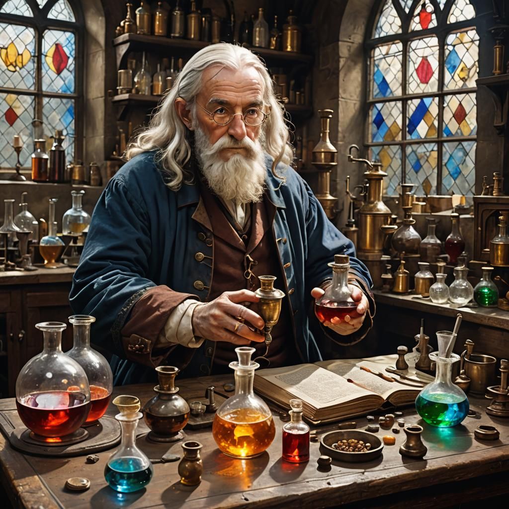 The alchemist - AI Generated Artwork - NightCafe Creator