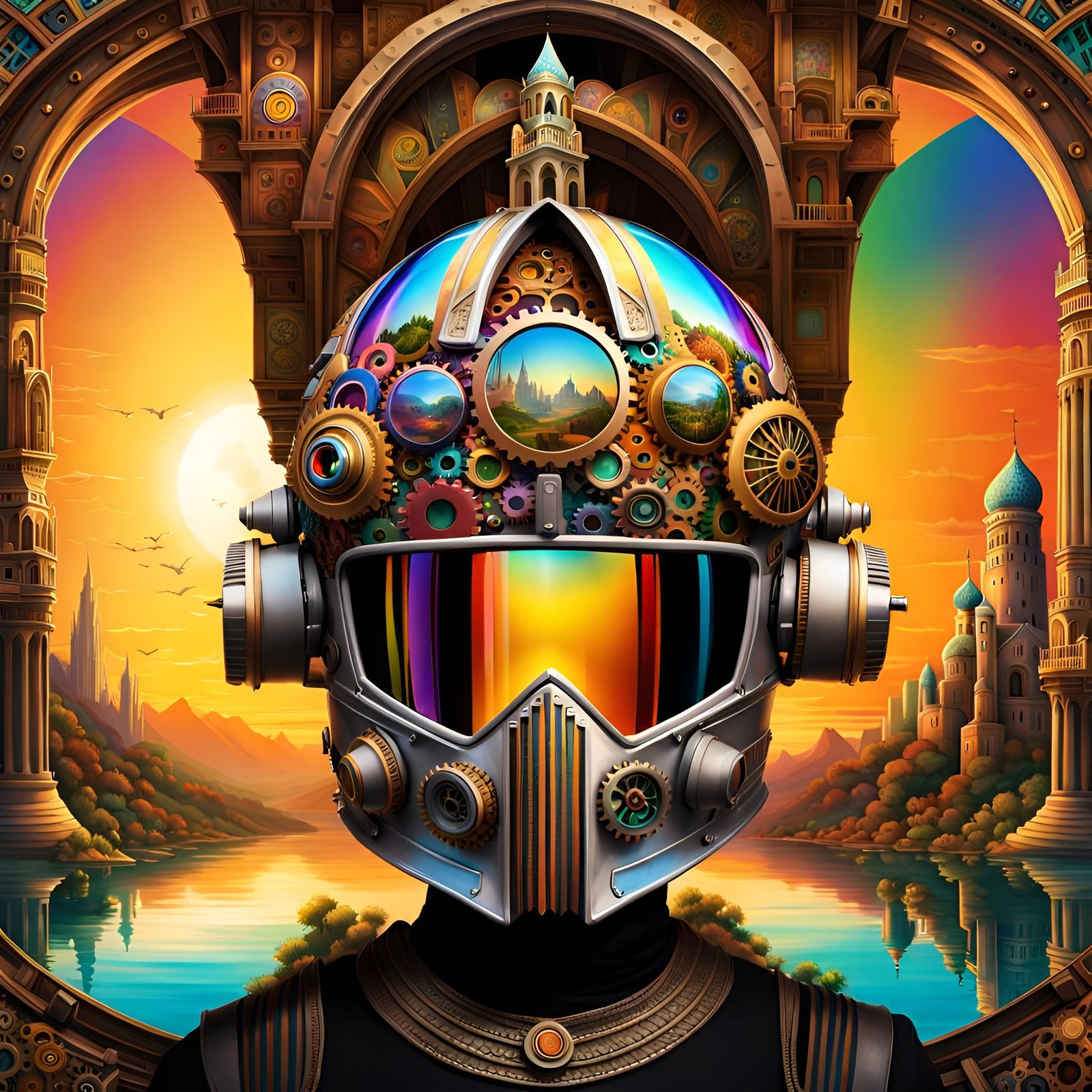 Time-Travel Gear-Head - AI Generated Artwork - NightCafe Creator