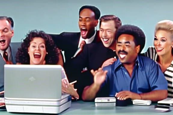 90s TV ad for a computer - AI Generated Artwork - NightCafe Creator