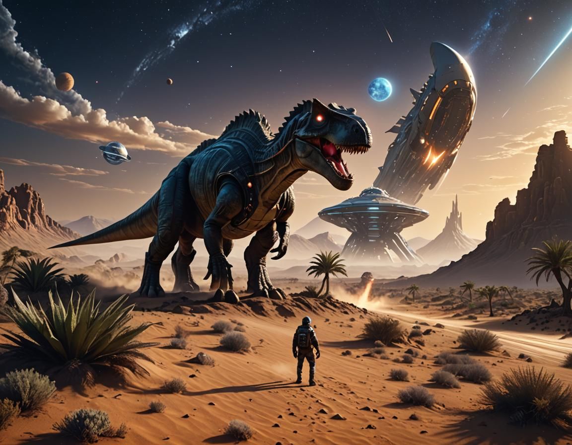 Visitors from Space - AI Generated Artwork - NightCafe Creator