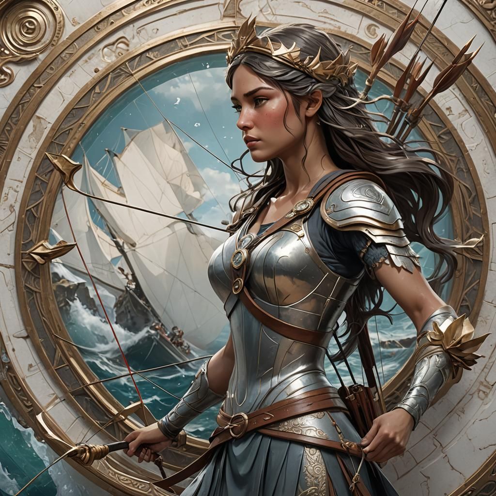 The Archery of Artemis. - AI Generated Artwork - NightCafe Creator