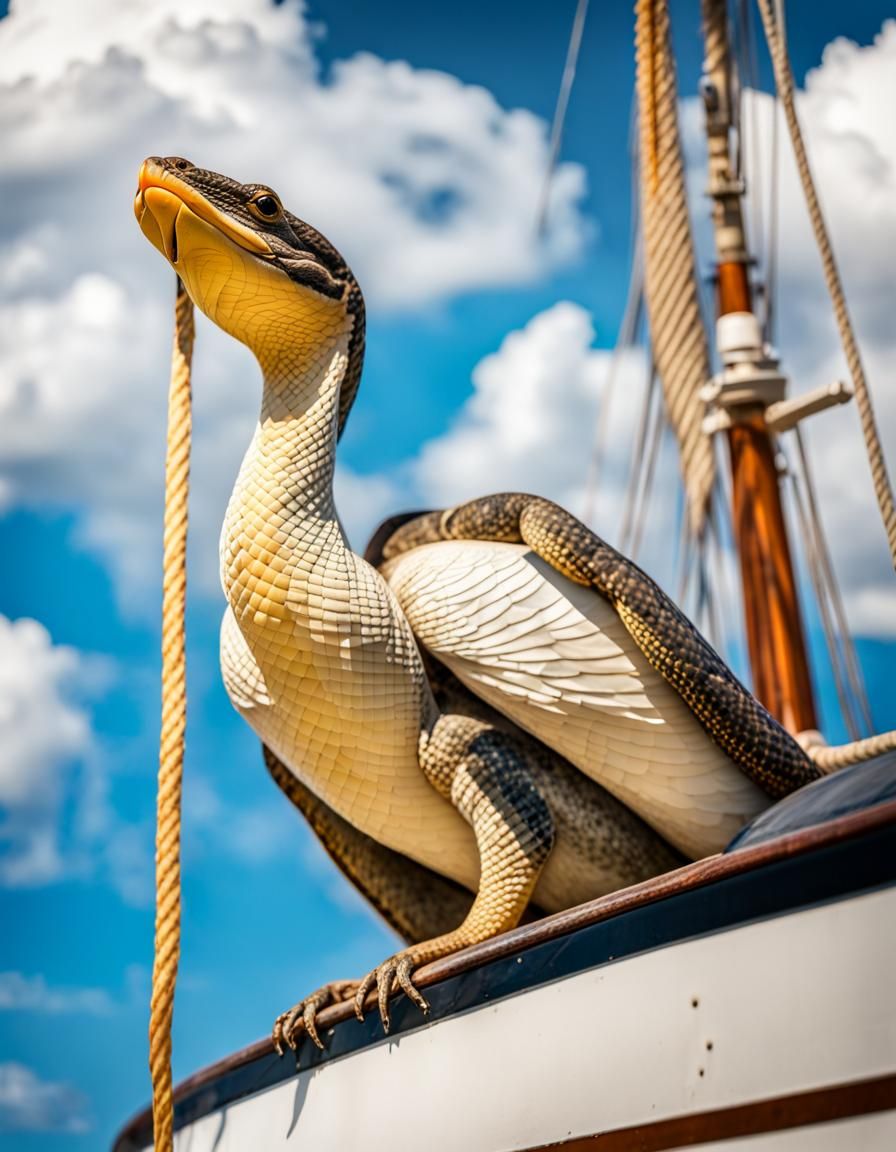 Snake Bird! - AI Generated Artwork - NightCafe Creator