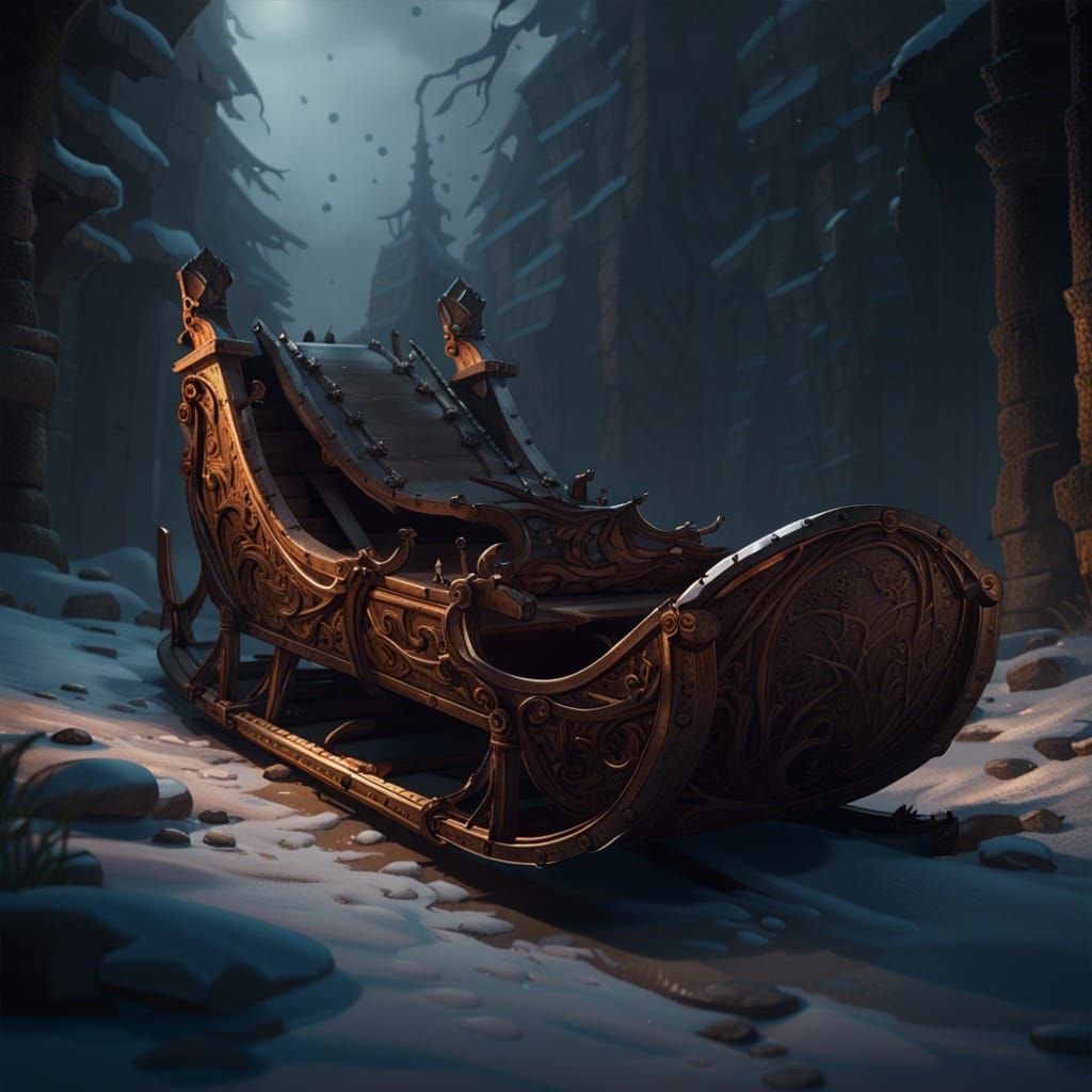medieval sled - AI Generated Artwork - NightCafe Creator