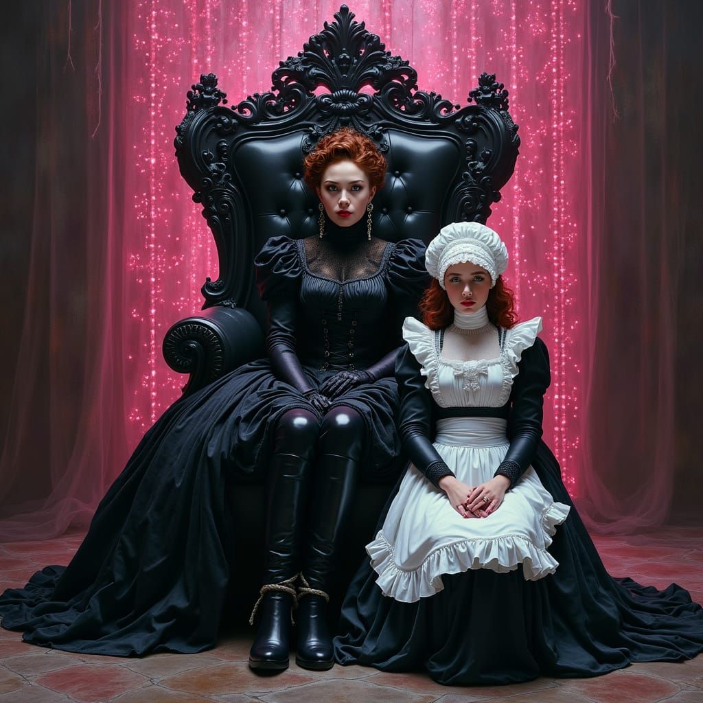 Duchess and her maid - Duchess and her maid