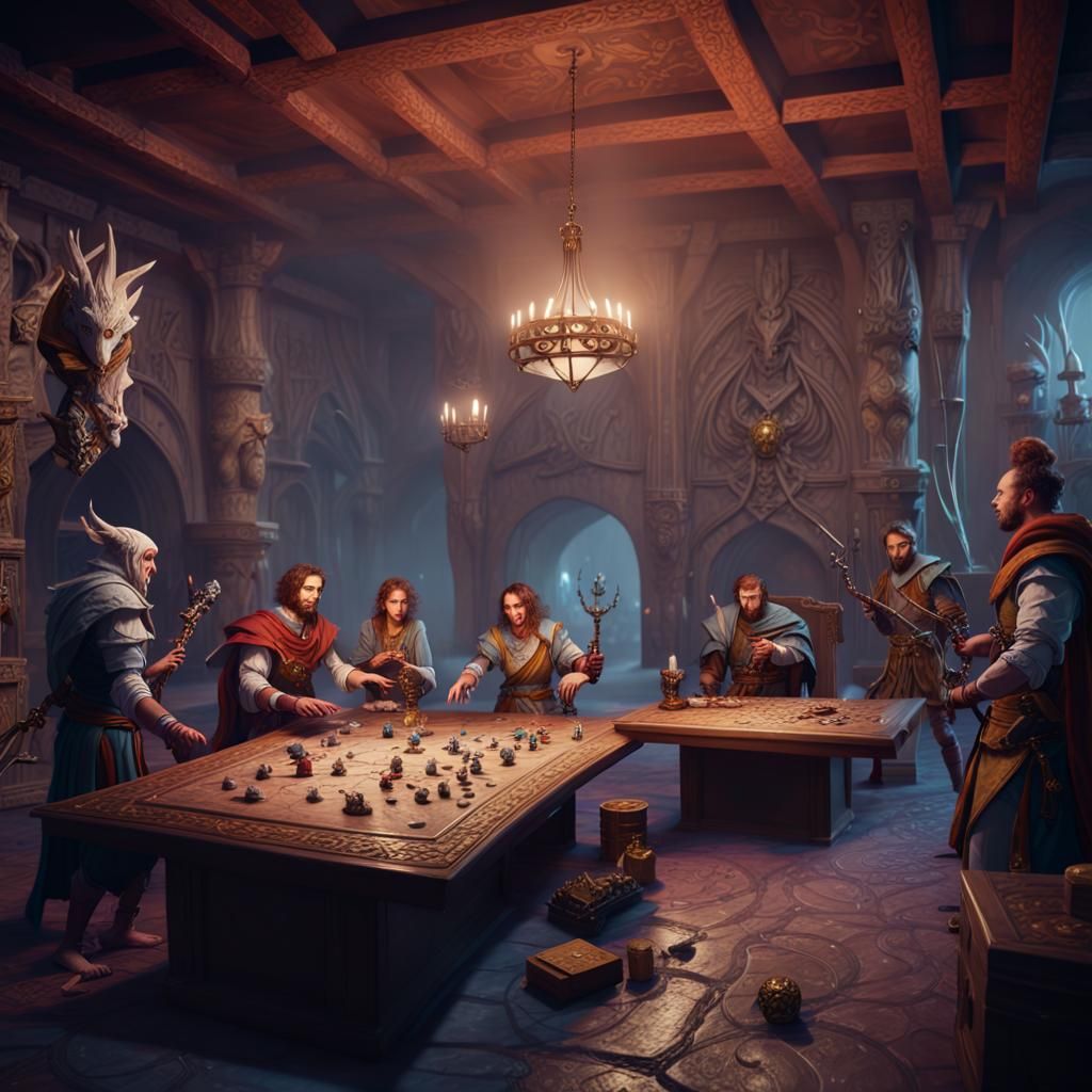 Time to play a game - AI Generated Artwork - NightCafe Creator