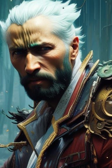 ::void demon:: portrait head and shoulders hyperdetailed ...