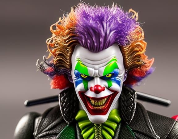 10 Heath ledger Clown Joker, laughing, made from transformers and ...