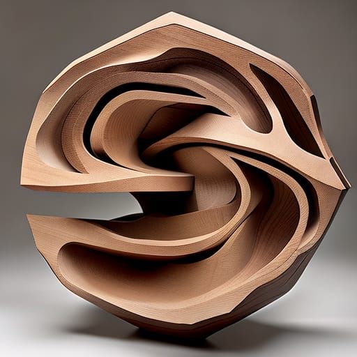 Wooden Sculpture - AI Generated Artwork - NightCafe Creator