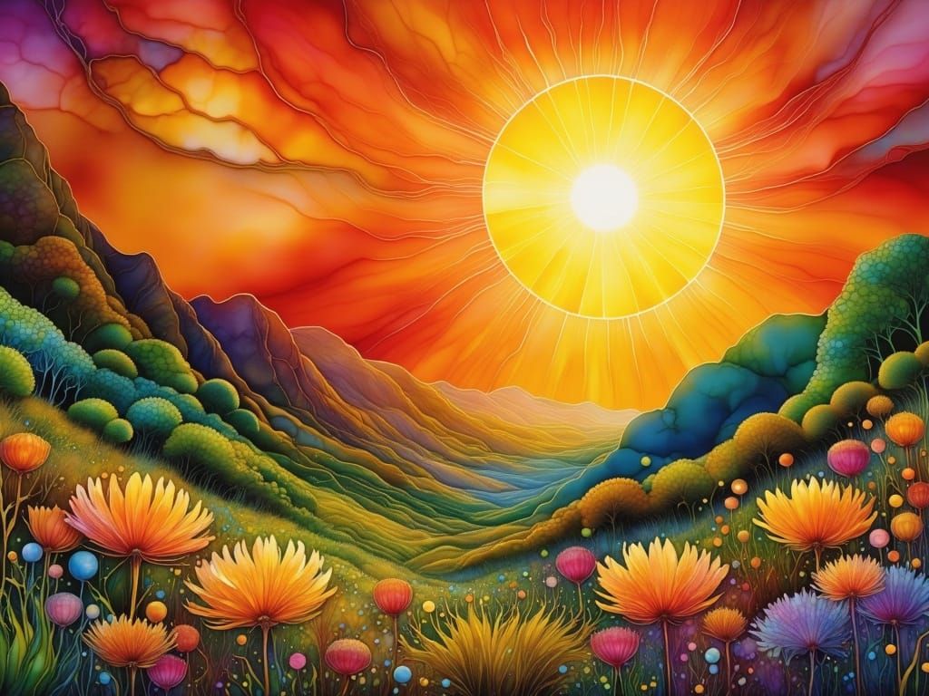 Stain-Glassed Sunny Day - Stain-Glassed Sunny Day