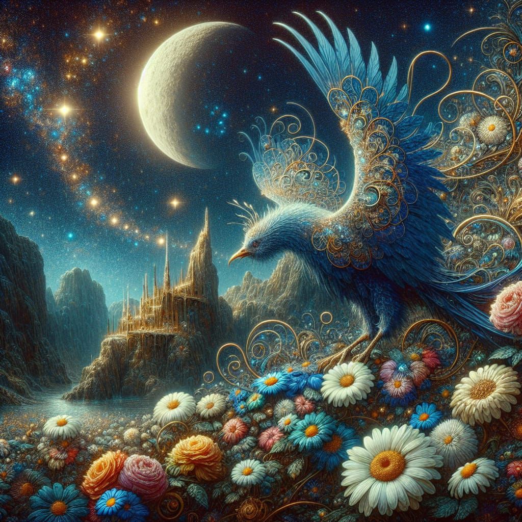 blue bird - AI Generated Artwork - NightCafe Creator