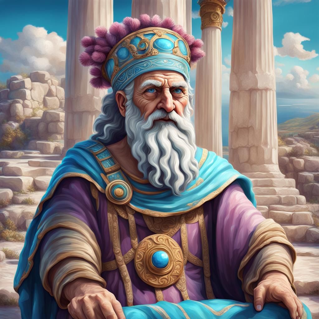 Ancient wise man #3 - AI Generated Artwork - NightCafe Creator