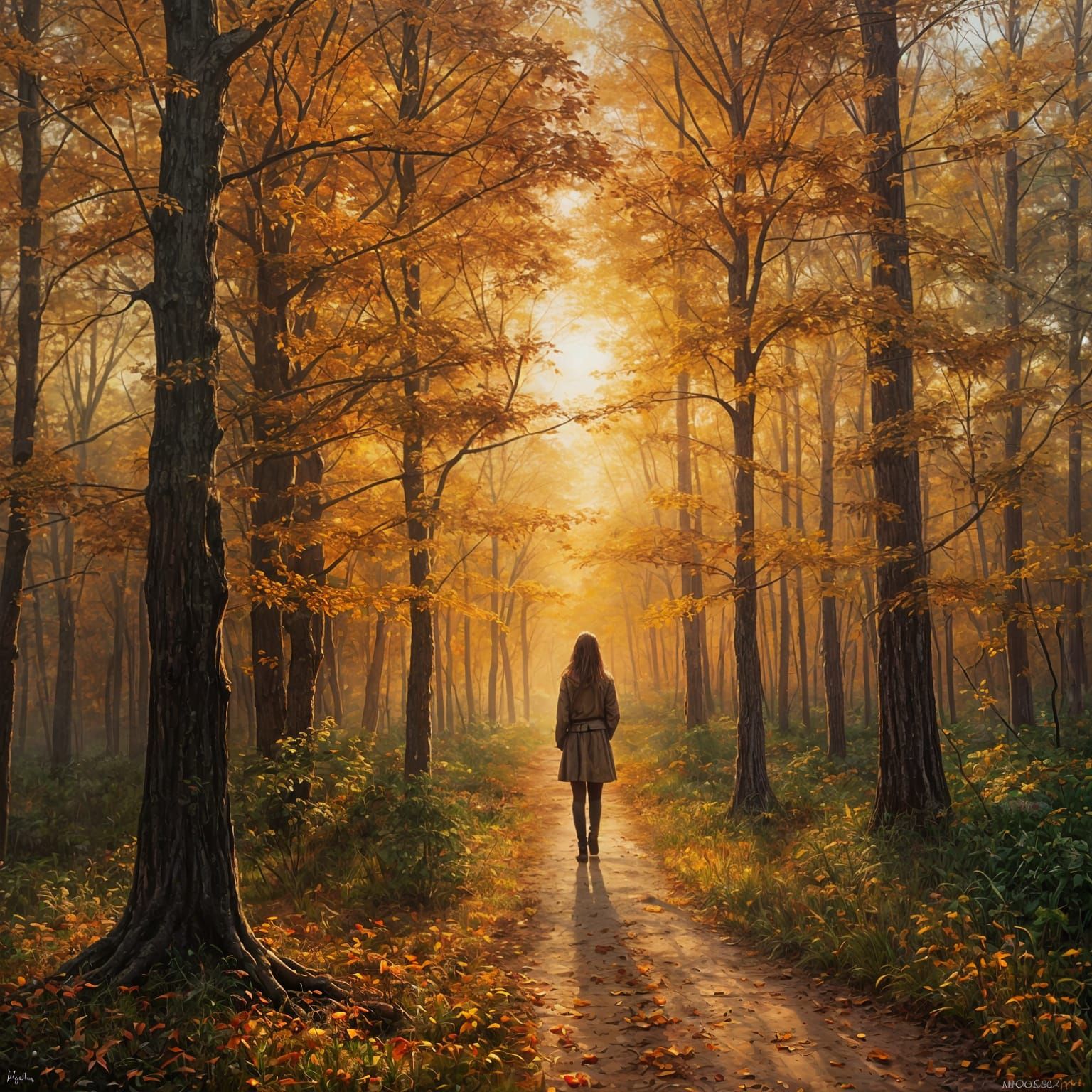 -Walking through the Forest- - -Walking through the Forest-