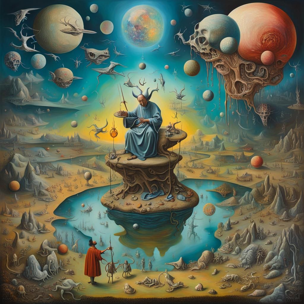 Hieronymus Bosch's Nightmare! - AI Generated Artwork - NightCafe Creator