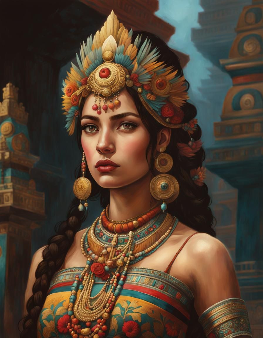 Maya Princess #77 - AI Generated Artwork - NightCafe Creator