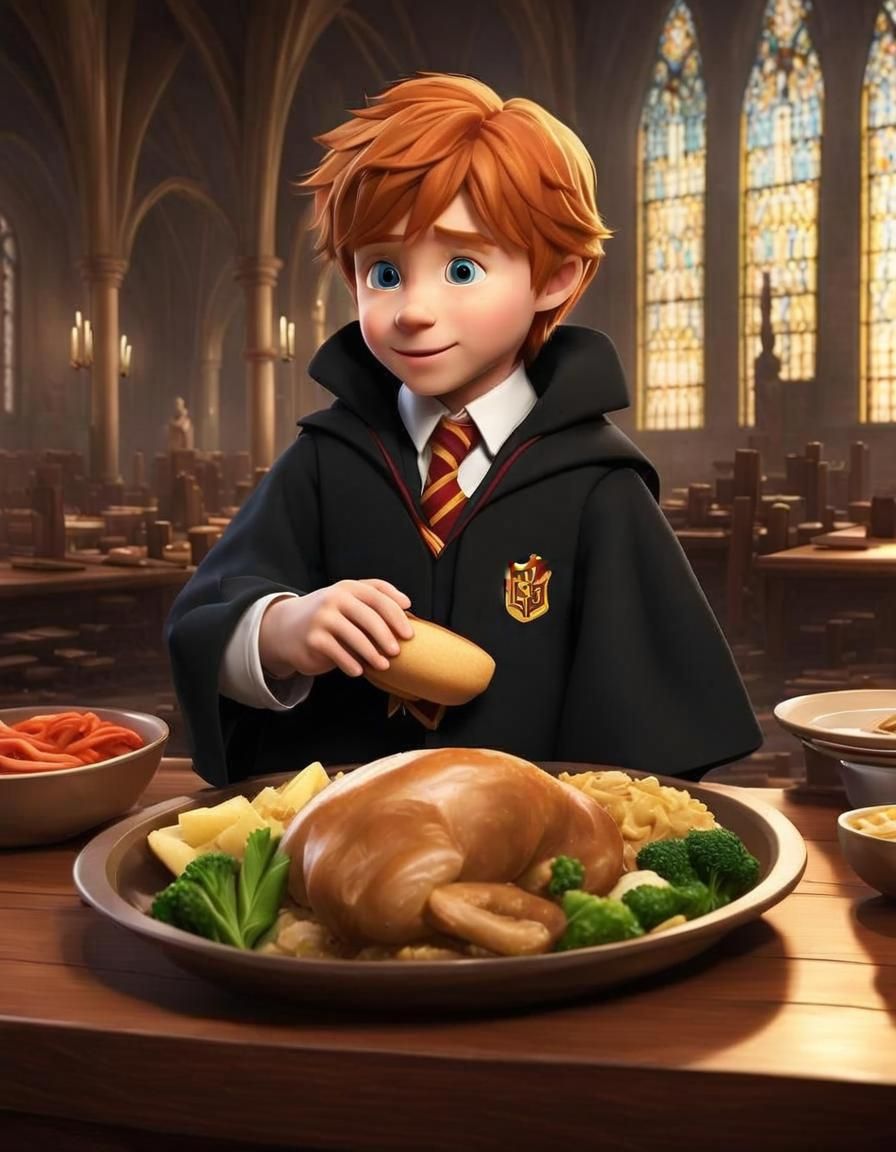 Ron Weasley - Pixar Series - AI Generated Artwork - NightCafe Creator