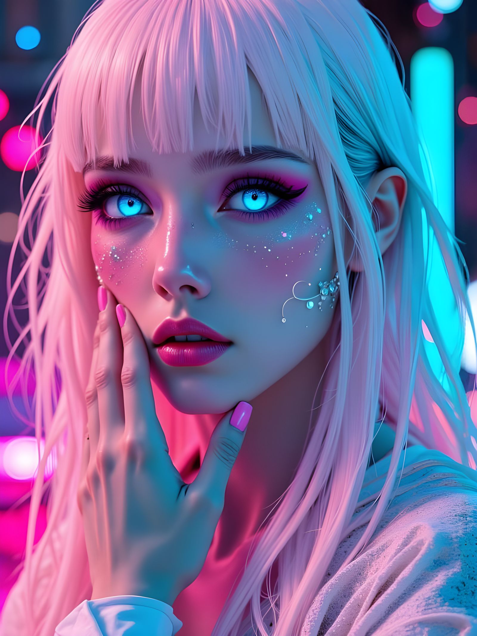 cyberpunk synthwave 2099, neon, retro night city blade runner 2049 thin ...