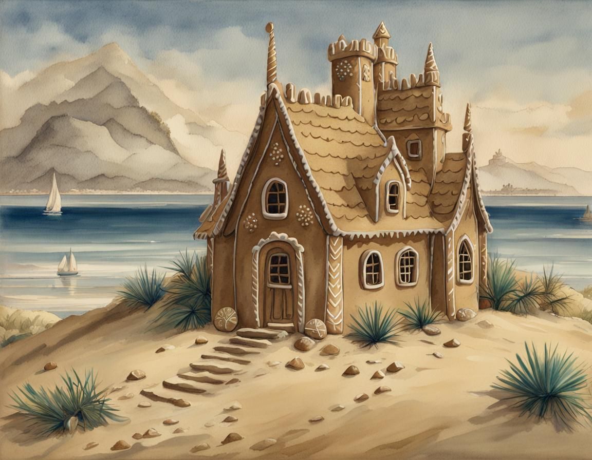Gingerbread Sand Castle - Gingerbread Sand Castle