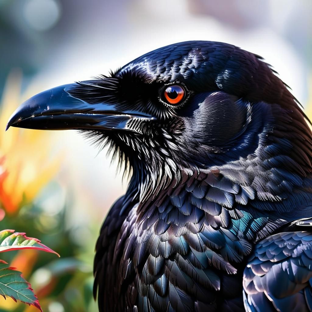 Crow, textbook illustration - AI Generated Artwork - NightCafe Creator