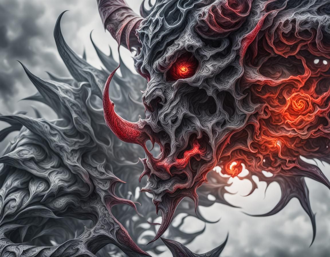 Demon flower - AI Generated Artwork - NightCafe Creator