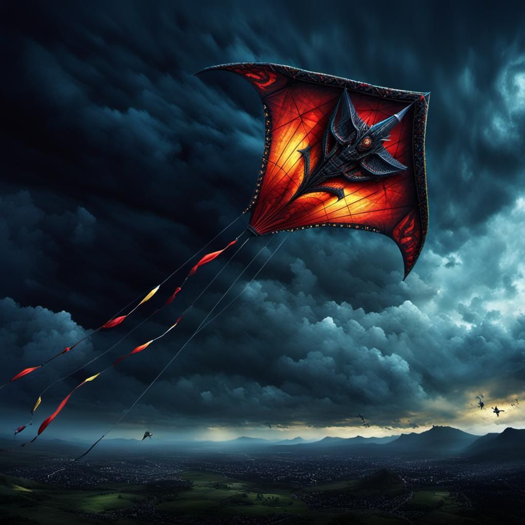 Kite - AI Generated Artwork - NightCafe Creator